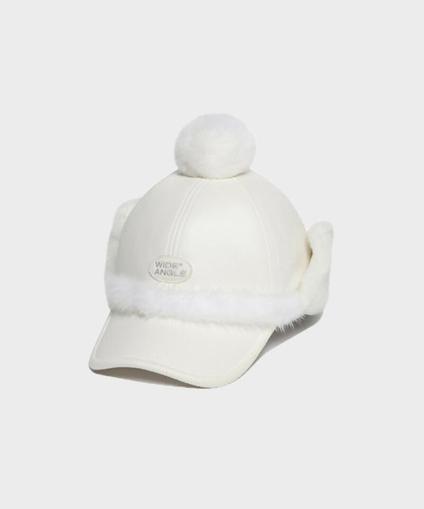 WideAngle: Co Fur Winter Cap L - Off-White - ODKSHOP
