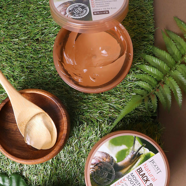 [Jigot] 지고트 네츄럴 블랙스네일 모이스처 수딩젤 300ml (2팩) - ODKSHOP