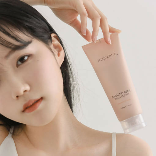 [NINEMILA]나인밀라 카밍비어 (맥주효모) 트리트먼트 미용실 LPP 단백질 헤어팩 세트 (220ml*2개) - ODKSHOP