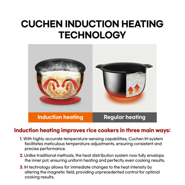 쿠첸 IH (Induction Heating) 밥솥 5.5-Cup (6 Person) IH Micom Rice Cooker ...