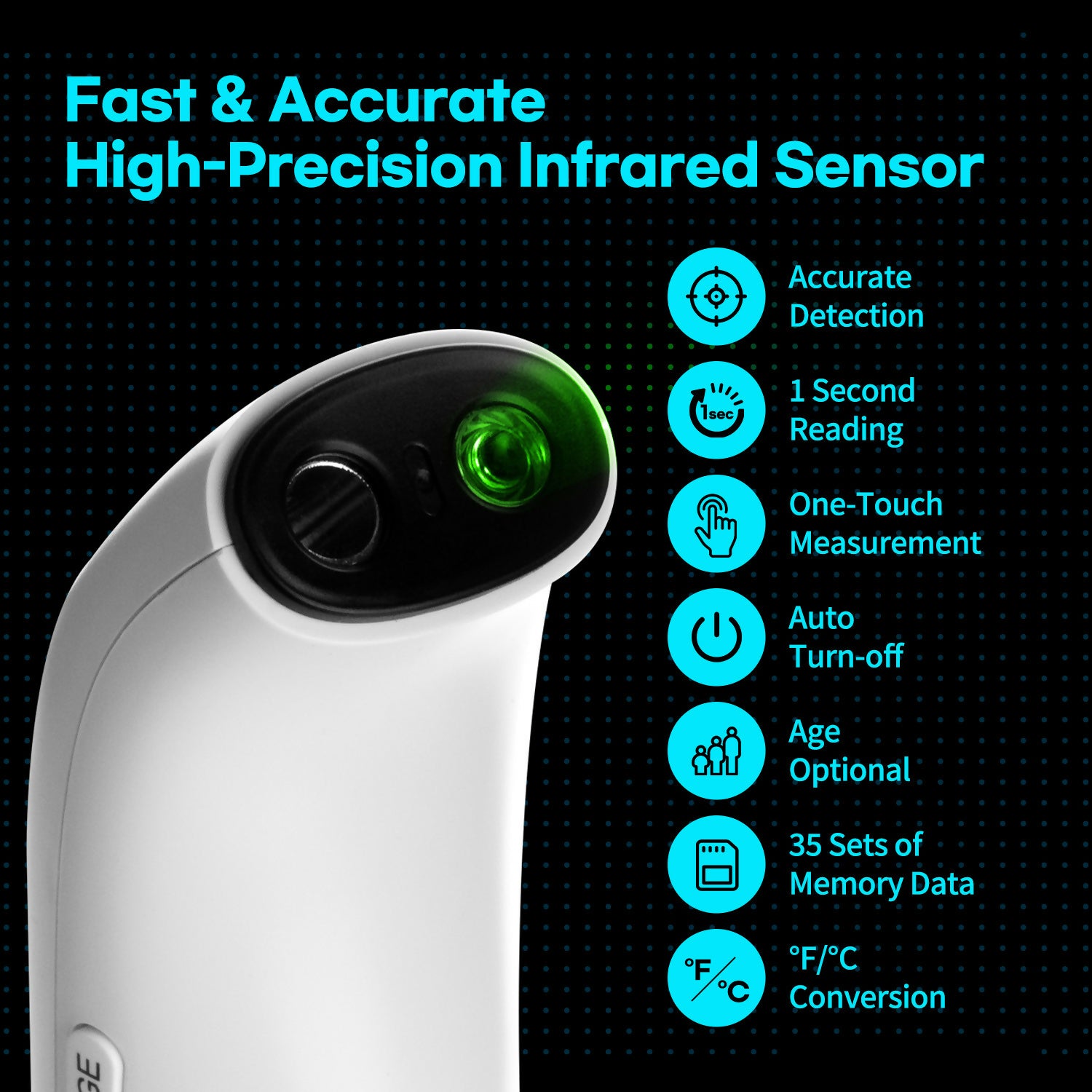 휴비딕 Hubibaby 적외선 체온계 FC-IR207 - ODKSHOP