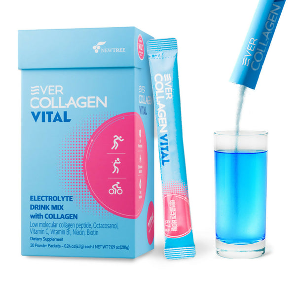 Ever Collagen Vital - Electrolytes Powder Drink Mix with Collagen | 에버 ...