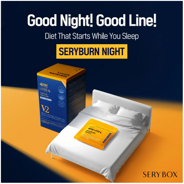 [세리박스]SERYBOX 세리번 나이트 V2 체지방감소, 혈행개선기능성, 취침전1포, 총 28포 - ODKSHOP