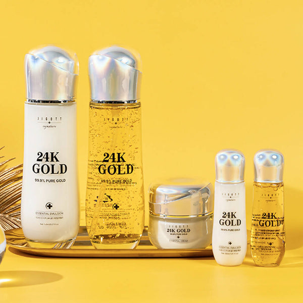 지고트 시그니처 24k 골드 에센셜 스킨케어 3종 세트 - ODKSHOP