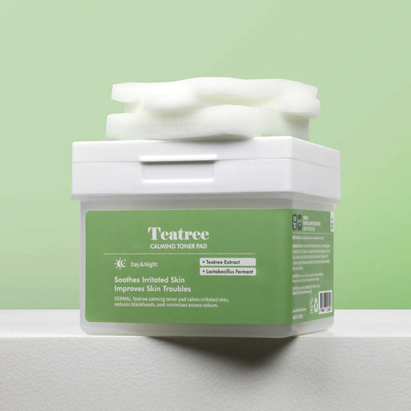 [Dermal] Tea Tree Calming Toner Pad 120 Pads - ODKSHOP
